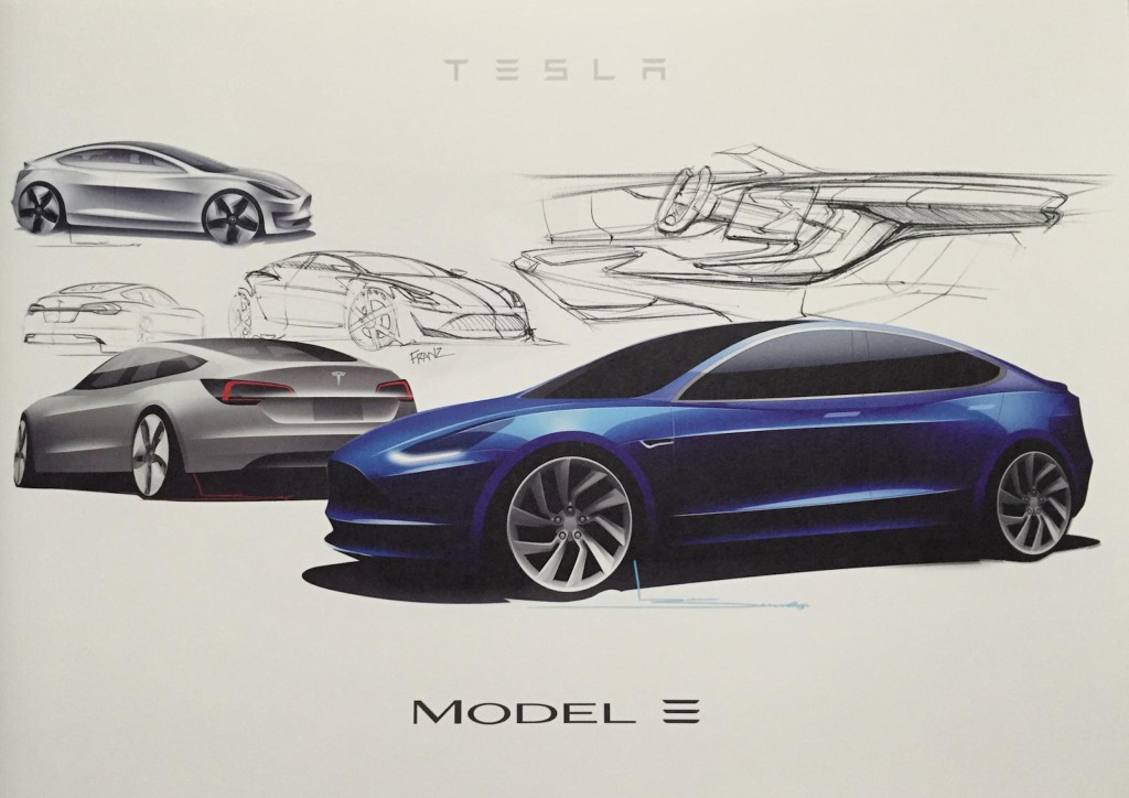Jedermann Elektroauto das Tesla Model 3 - Bauplan-Elektroauto